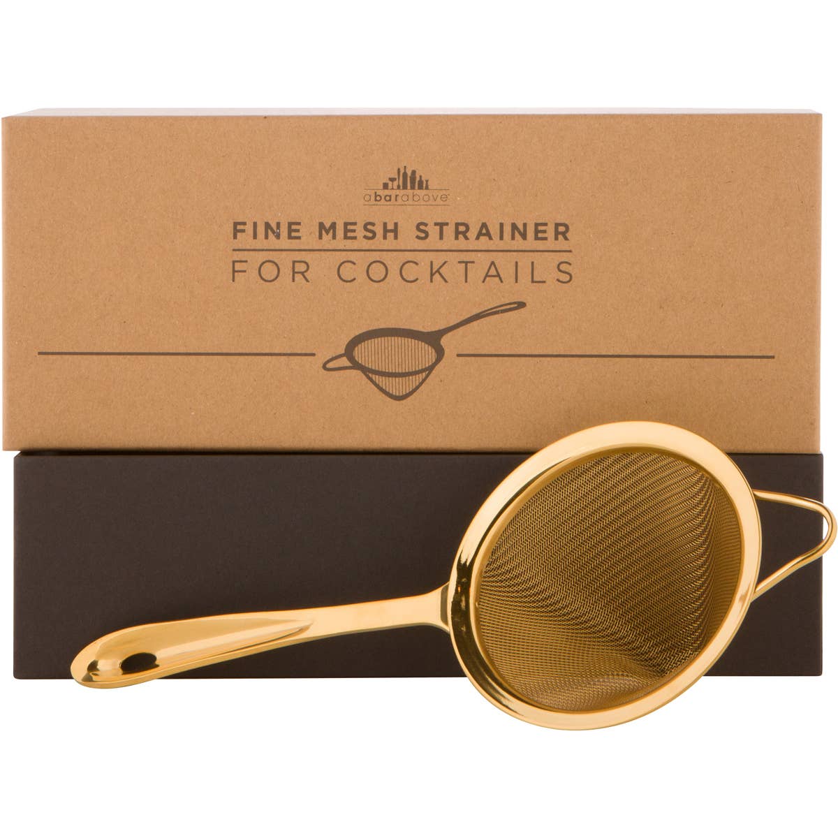 Fine Mesh Cocktail Strainer Gold – Maine Pottery Co.